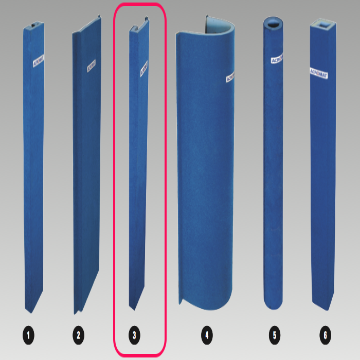 Safety Padding - Acromat - Column Padding - Flange and Wall - A23-3
