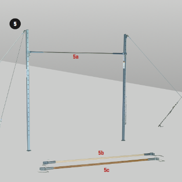 Horizontal Bars - Acromat - Horizontal Bar - Club Model - S/Steel Bar ...