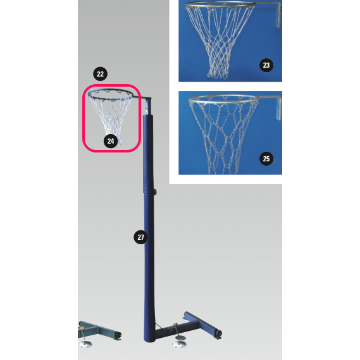 Netball Equipment - Acromat - Net - Replacement - A16-25