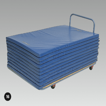 Mat Trolleys - Acromat - Mat Trolley - Castor Wheels, 2400 x 1200mm - A8-33
