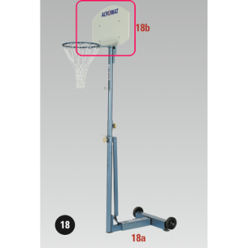 Games Equipment - Acromat - Basketball Backboard - Junior, Fan Shape ...