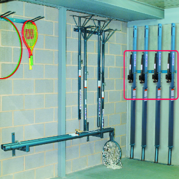 Games Equipment - Acromat - Storage Brackets - Vertical, Two Post - A16-138