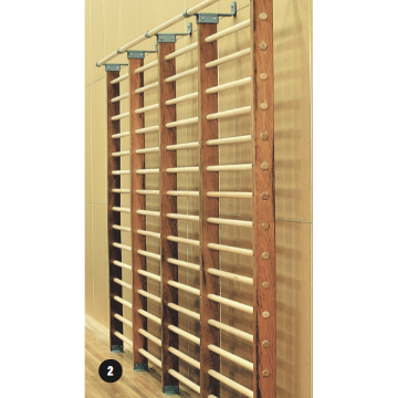 Wall Bars & Attachments - Acromat - Wall Bars - Fixed, 2 Section ...