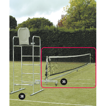 Games Equipment - Acromat - Tennis Posts - Freestanding, Mobile (Set ...