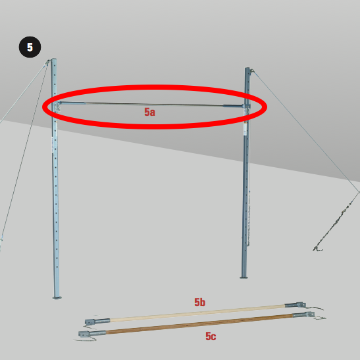 Horizontal Bars - Acromat - Crossbar - Stainless Steel, 50 Sq Ends ...