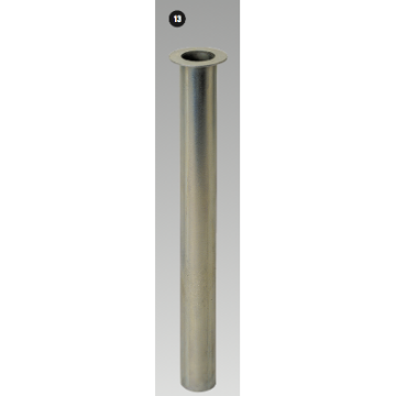 Floor Sockets - Acromat - Under Floor Pipe with Flange, 64mm I.D. - A6-70
