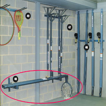 Games Equipment - Acromat - Storage Bracket - Horizontal - A16-137