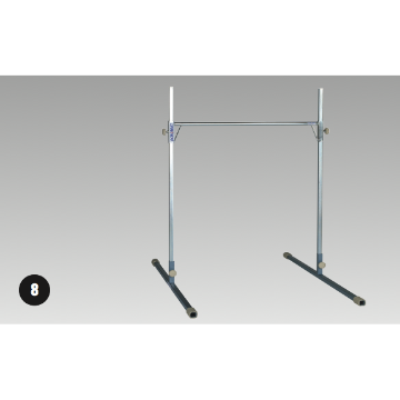 Horizontal Bars - Acromat - Single Bar - Portable, Height Adjustable SS ...